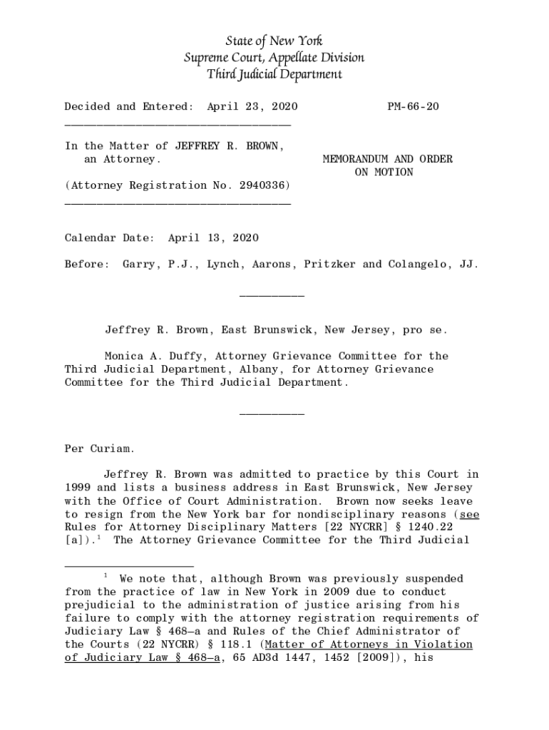 Fillable Online decisions courts state ny 2021 State Of The Attorney Disciplinary System Report ...