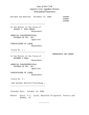 Fillable Online decisions courts state ny People v Gant :: 2020 :: New York Appellate Division ...