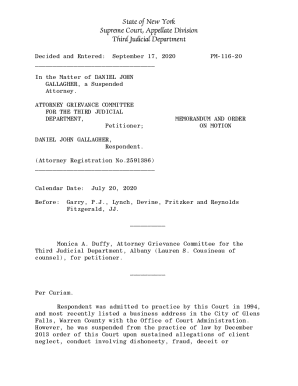 Fillable Online decisions courts state ny new york state department of financial services one ...