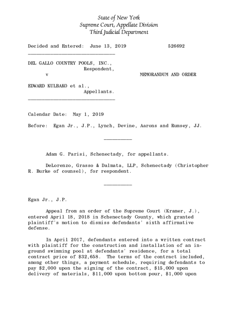 Fillable Online decisions courts state ny Appeals and Appellate ...