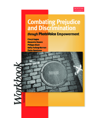 Fillable Online Combating Prejudice and Discrimination through ...