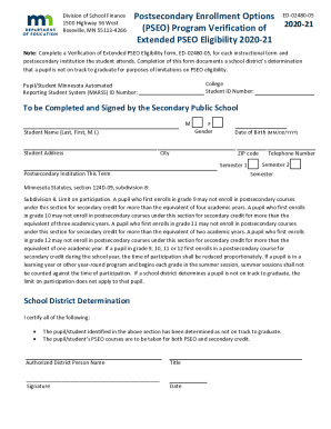 Fillable Online 18-19 PSEO Registration Form-2.pdf - Division of School ...