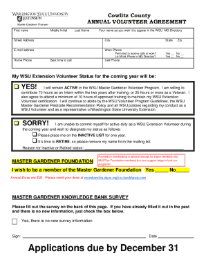 Fillable Online Annual Agreement Application 2017.doc Fax Email Print ...