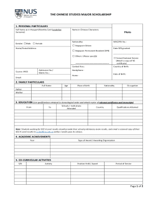 Fillable Online HCIS Scholarship Application and Assessment Form Fax ...