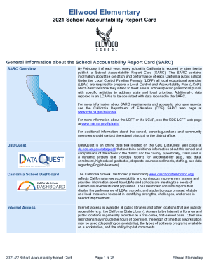 Fillable Online El Camino Elementary School - 2021 School ...