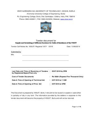 Fillable Online Veer Surendra Sai University of Technology (VSSUT) Contact ... Fax Email Print ...