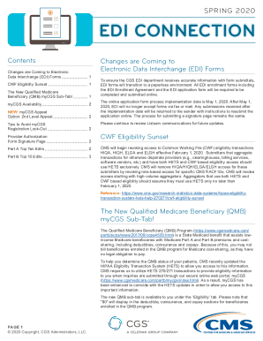 Fillable Online What's New with Medicare: CGS Updates for Home Health ...