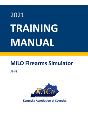 Fillable Online MILO Firearms Simulator - The Kentucky Association of ...