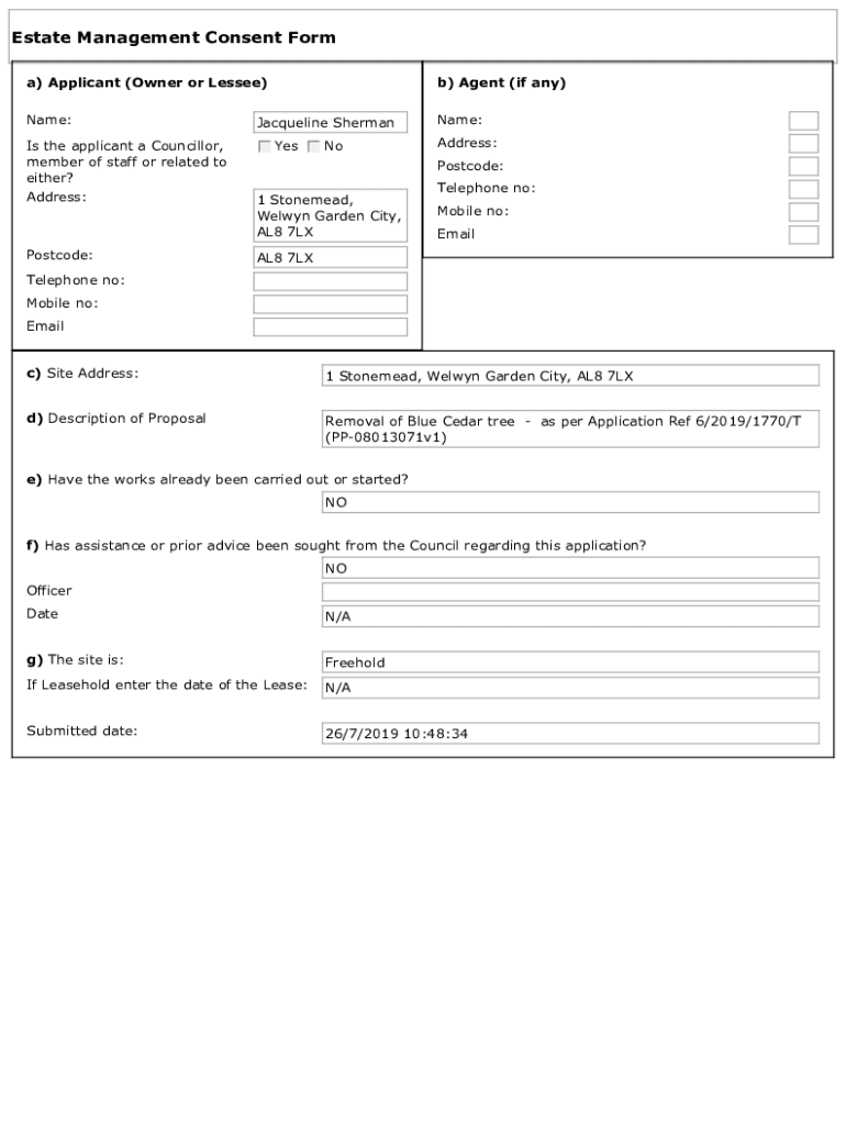 Fillable Online Jacqueline Sherman Fax Email Print - pdfFiller