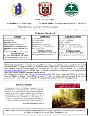 Fillable Online Liturgical Resources for Each Sunday - Priests for Life ...