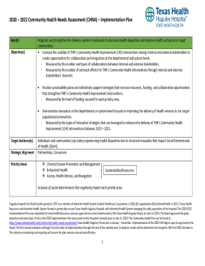 Fillable Online 2020 2022 Community Health Needs Assessment (CHNA ...