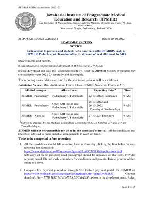 Fillable Online Jawaharlal Institute of Postgraduate Medical ...