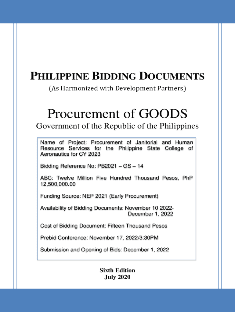Fillable Online PBD-Procurement-of-Janitorial-Services-for-2023.pdf Fax Email Print - pdfFiller
