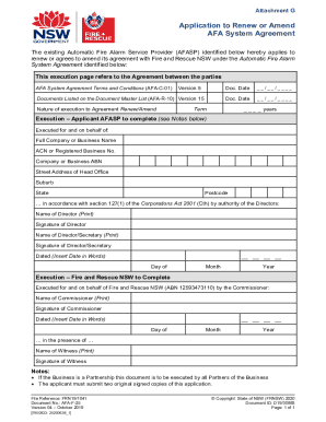 Fillable Online Fire Alarm Certificate of Registration Renewal ...