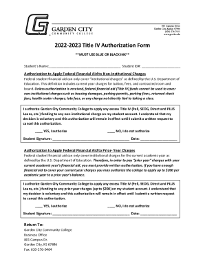Fillable Online TITLE IV AUTHORIZATION FORM - Dillard University Fax ...