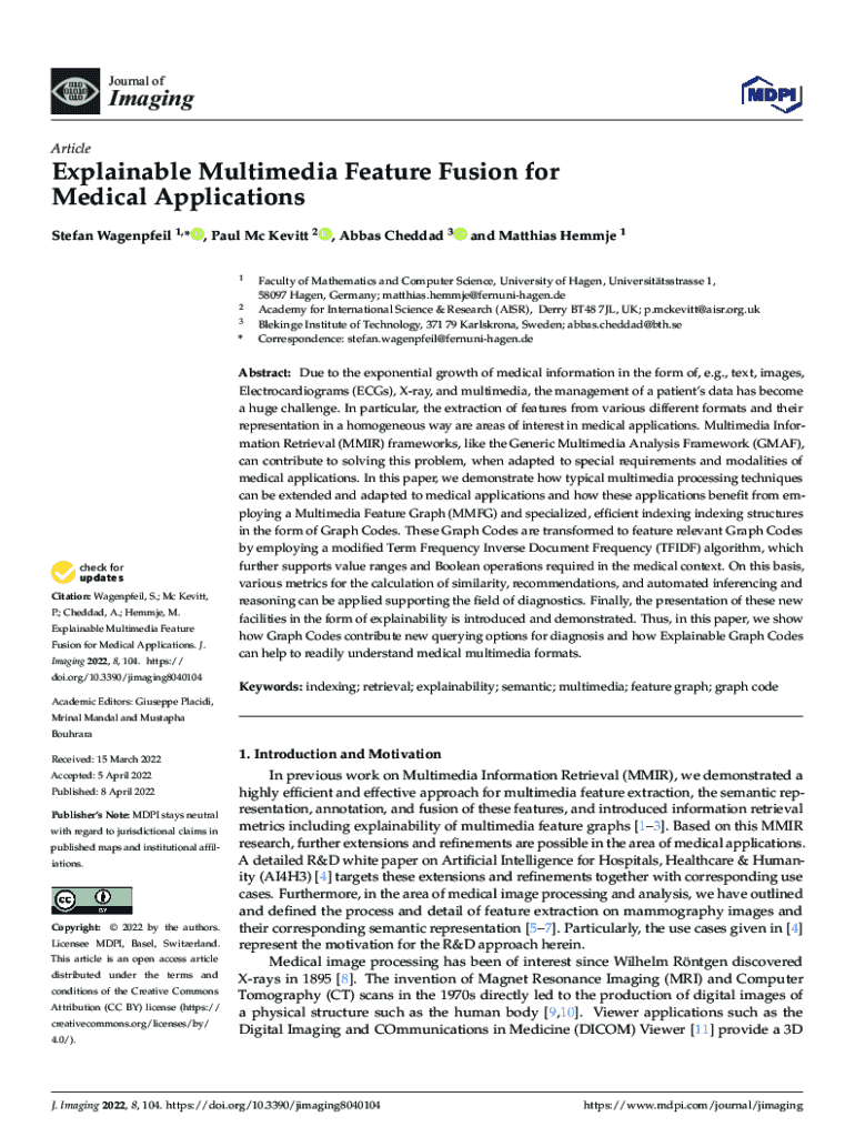 Fillable Online bth diva-portal Explainable Multimedia Feature Fusion for Medical Applications ...