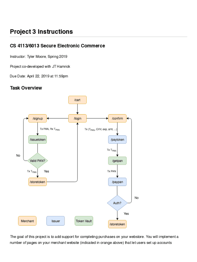 Fillable Online Project 3 Instructions Fax Email Print - pdfFiller