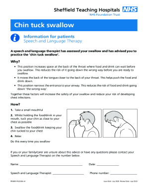 Fillable Online publicdocuments sth nhs Effectiveness of Chin-tuck ...