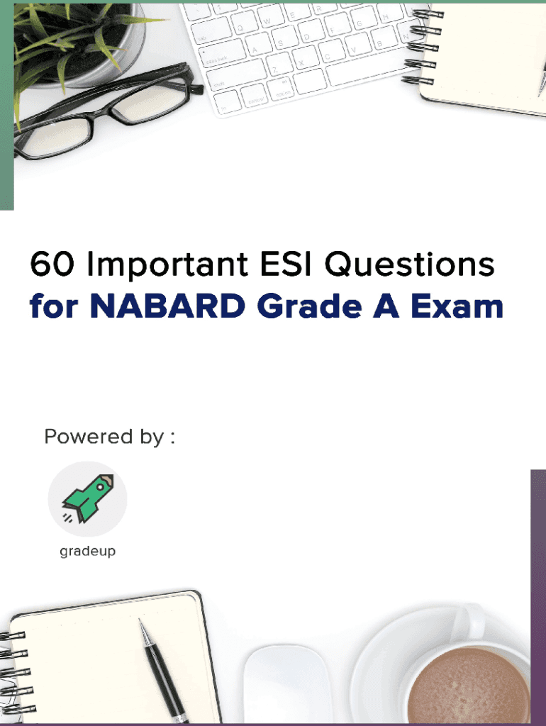 Fillable Online 60 Important ESI Questions for NABARD Grade A Exam Fax ...