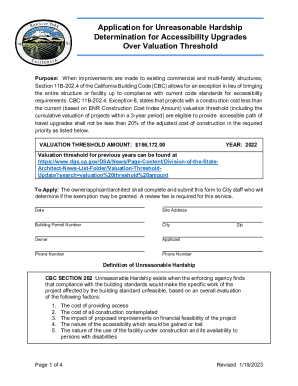 Fillable Online UNREASONABLE HARDSHIP REQUEST ... Fax Email Print ...