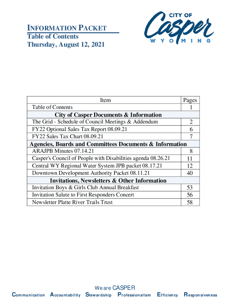 Fillable Online Code of OrdinancesCasper, WY - Municode Library Fax ...