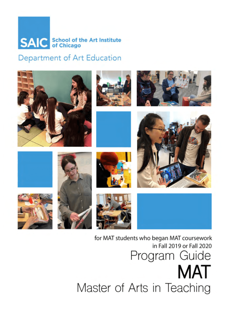 Fillable Online SAIC Teaching MA Brochure by School of the Art ... - Issuu Fax Email Print ...