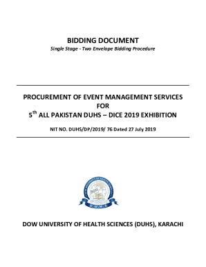 Fillable Online TWO STAGE-TWO ENVELOPE (TSTE) BIDDING PROCEDURE Fax ...