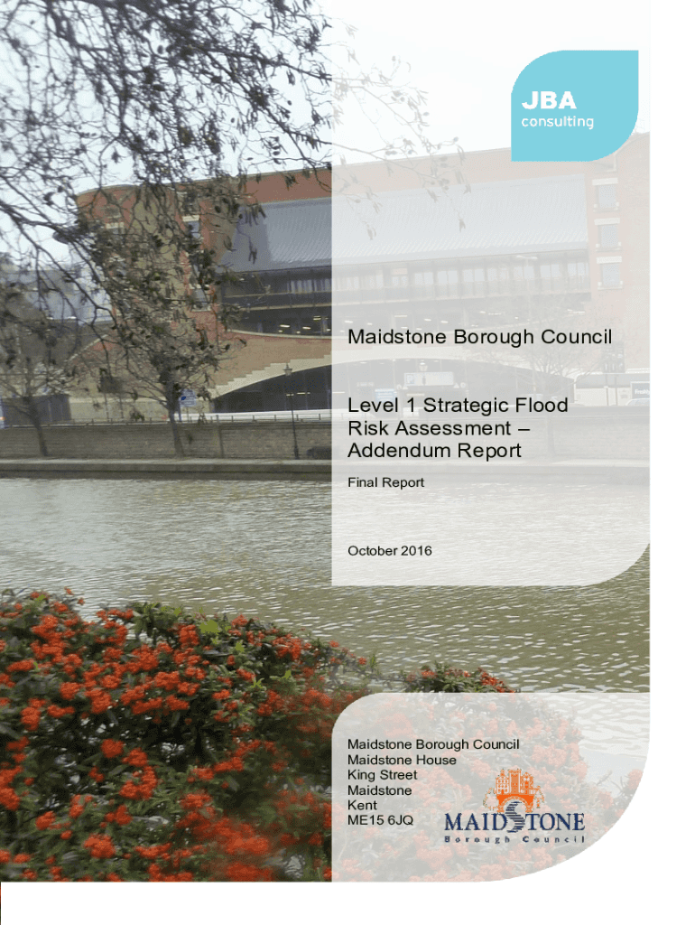 Fillable Online maidstone gov Maidstone Borough Council Level 1 ...