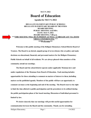 Fillable Online BOARD PACKET APRIL 4.11.22 Fax Email Print - pdfFiller