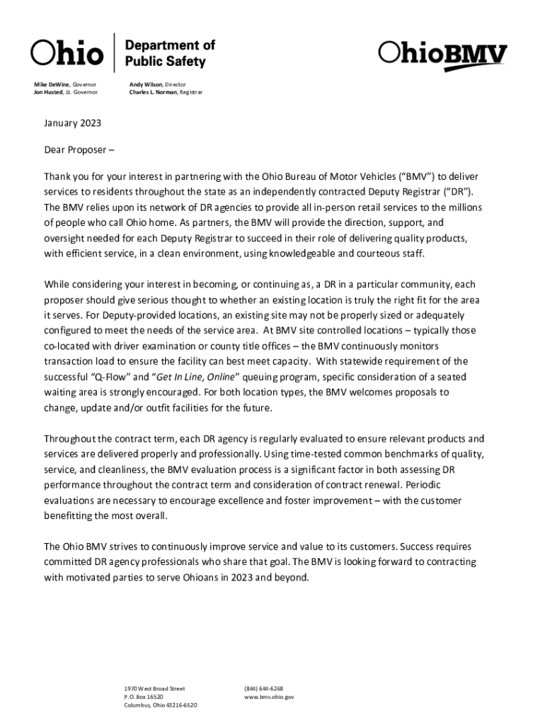 Fillable Online bmv ohio Husted, InnovateOhio Launch New BMV Express ...