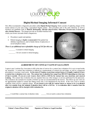 Fillable Online Loudoun Eye Consent Form Fax Email Print - pdfFiller
