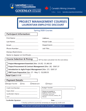 Fillable Online APMC 990V Applied Project Management Certificate ...