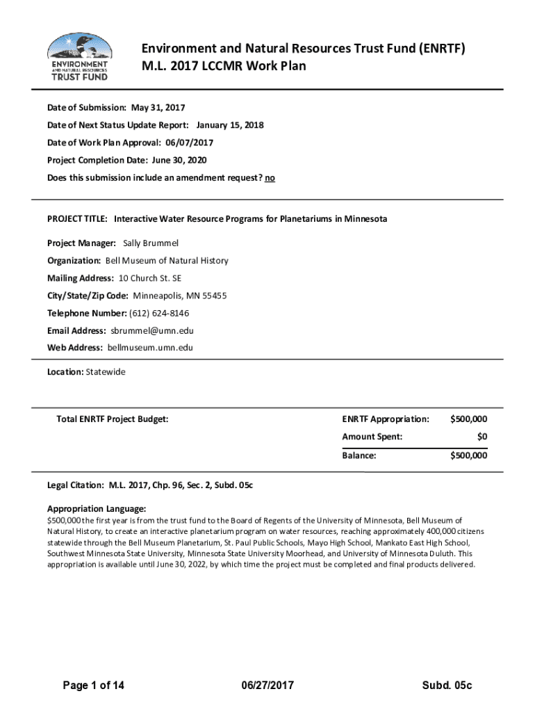 Fillable Online PROJECT TITLE: Interactive Water Resource Programs for ...