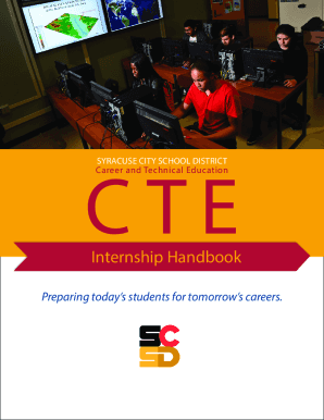 Fillable Online CTE Internship Program Application Form Fax Email Print ...