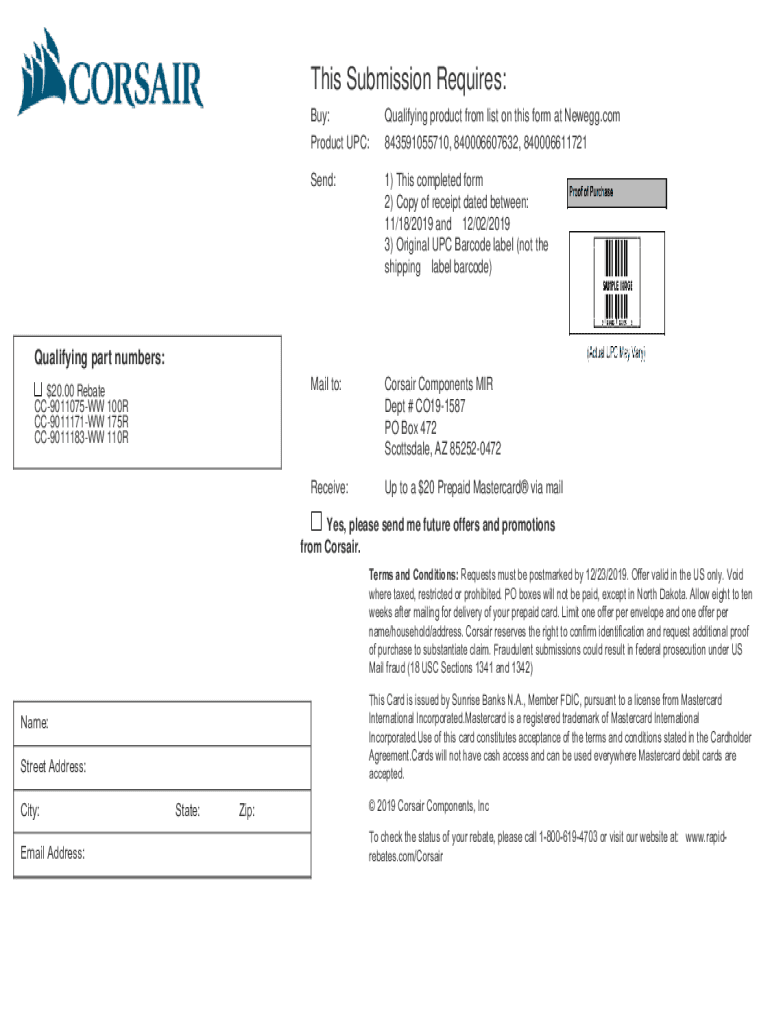 Fillable Online Dept # CO19-1587 Fax Email Print - pdfFiller