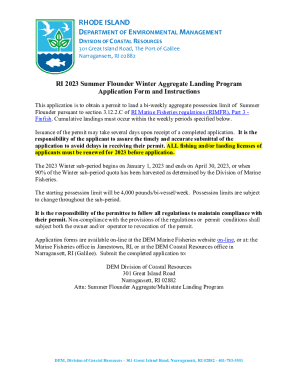 Fillable Online dem ri The R.I. Department of Environmental Management ...