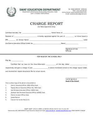 Fillable Online Department of Education Swat has released appointment ...