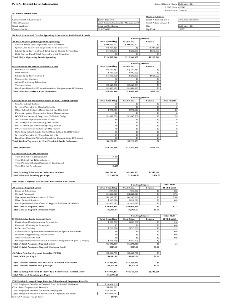 Fillable Online Basic Education Data System (BEDS) Code Information Fax ...