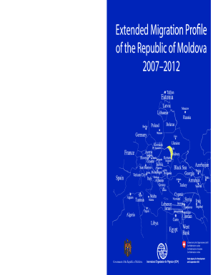 Fillable Online Extended Migration Profile of the Republic of Moldova Fax Email Print - pdfFiller