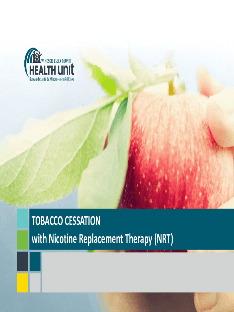 Fillable Online with Nicotine Replacement Therapy (NRT) Fax Email Print ...