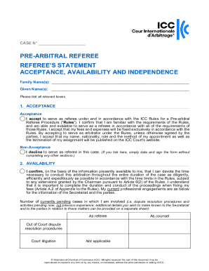 Fillable Online statement of acceptance and declaration of independence ...
