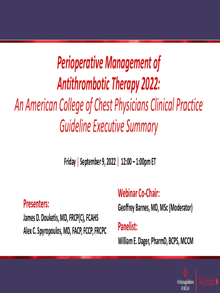 Fillable Online CHEST releases a clinical practice guideline on ...