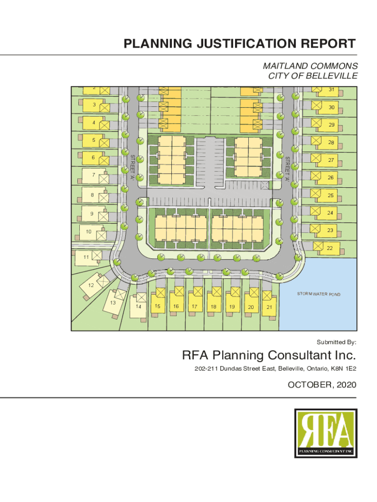 Fillable Online Planning-Justification-Report---Maitland-Commons ...