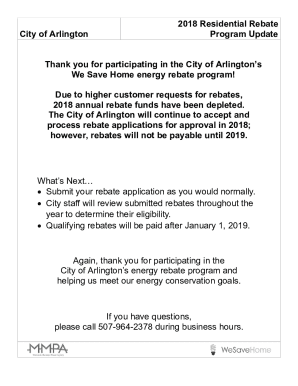 Fillable Online Due to higher customer requests for rebates, Fax Email ...