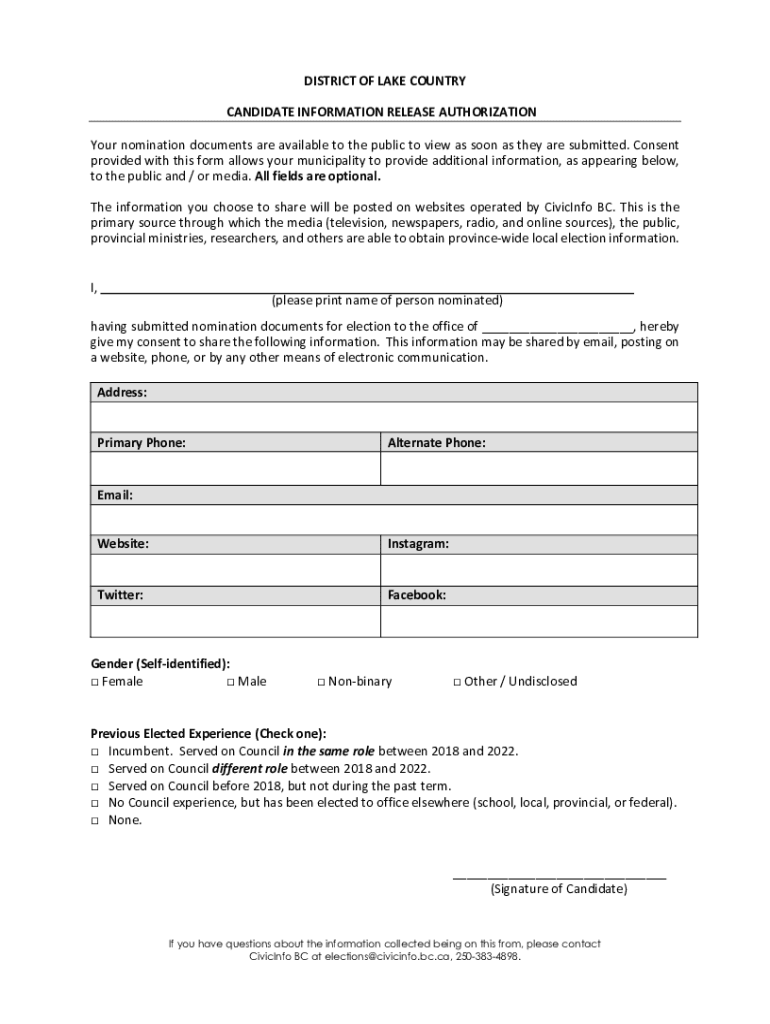 Fillable Online 6.-Consent-to-Release-Personal-Information-fillable.pdf Fax Email Print - pdfFiller