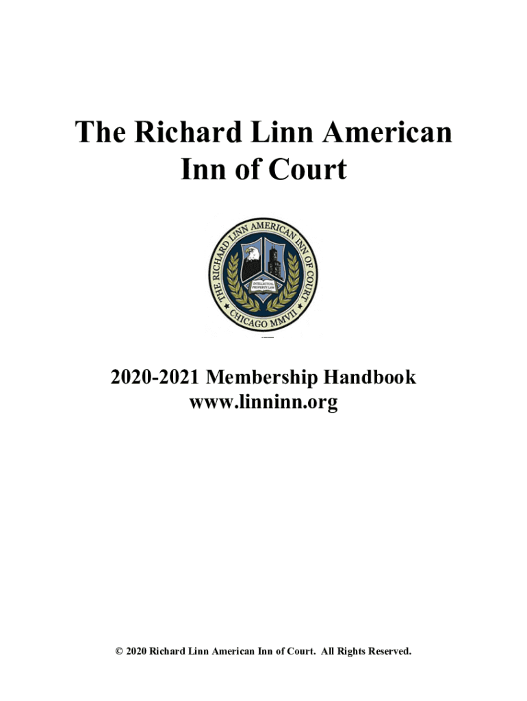 Fillable Online The Richard Linn American Inn of Court Mark T. Banner ...