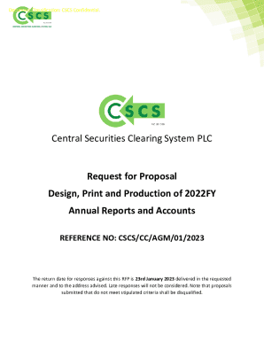 Fillable Online Central Securities Clearing System PLC Request for ...