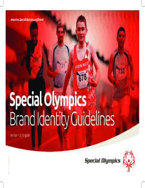 Fillable Online Special Olympics Brand Identity Guidelines - Craig ...