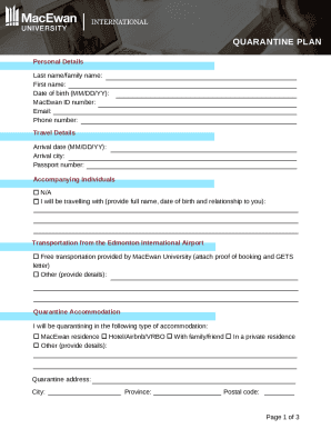 Fillable Online quarantine-plan-template-final1 copy.pdf - QUARANTINE ...