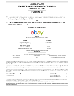 Fillable Online Financial Information - Annual Reports - eBay Inc. Fax ...